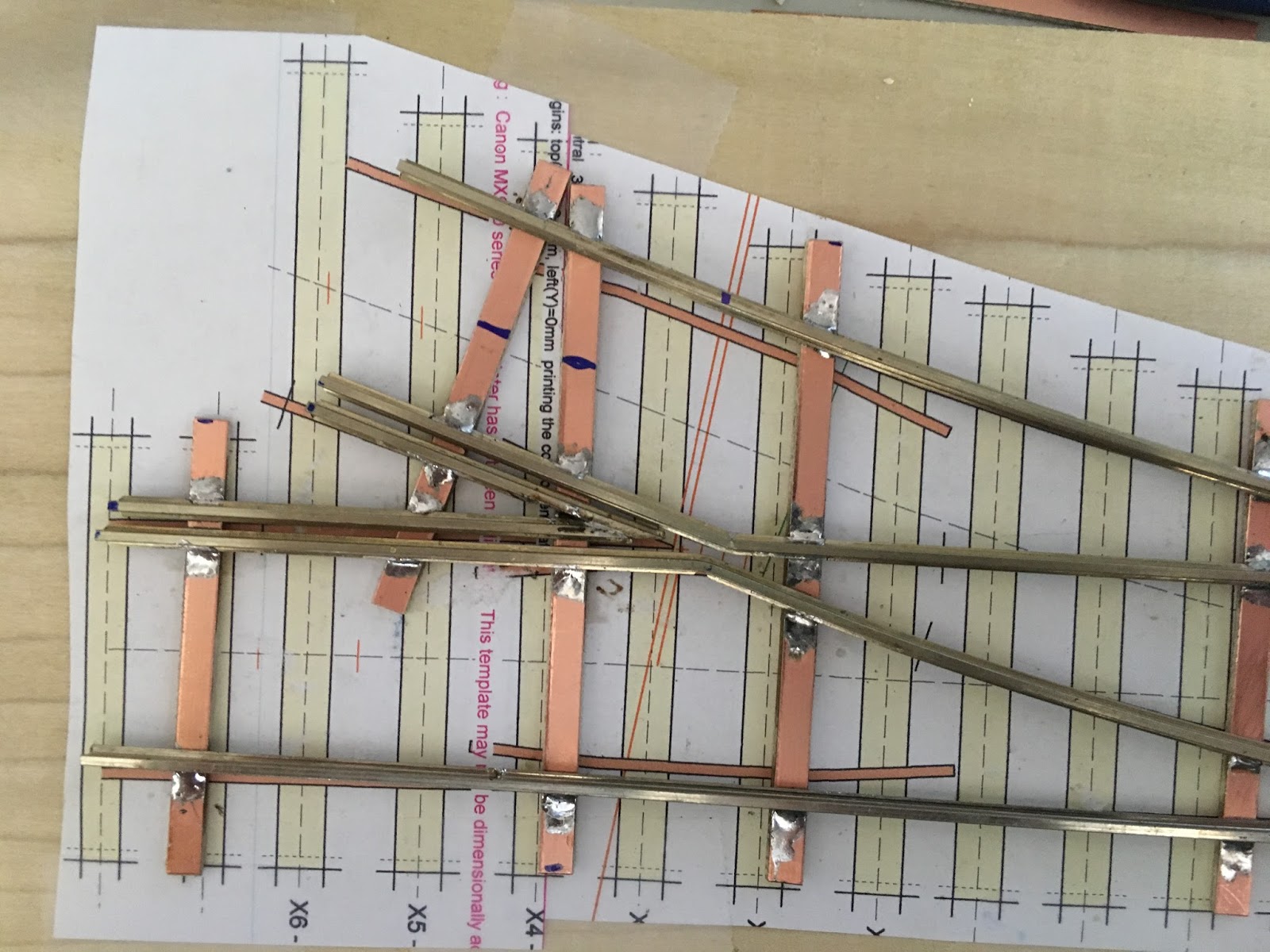 CTA O Scale L Layout: Turnout Construction