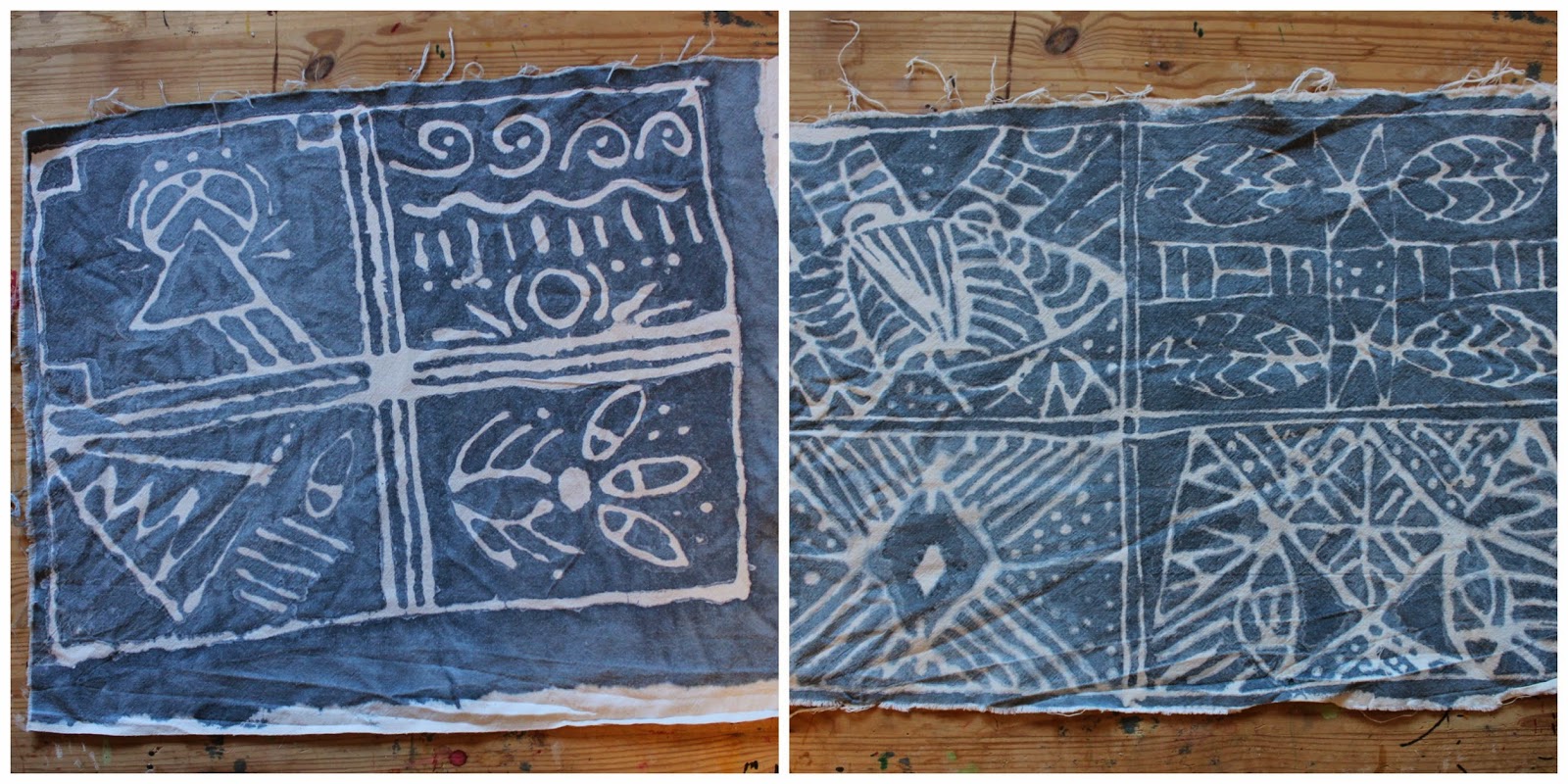 Marie's Pastiche: Nigerian Adire Cloth | 3 Ways to make it at home with ...