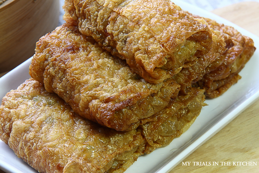 My Trials in the Kitchen: Beancurd Skin Roll (Fu Pei Guen)