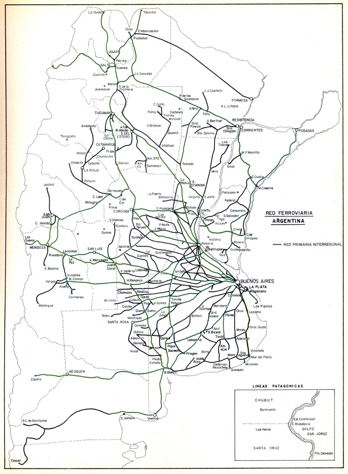 FERROAFICIONADOS ESTACION KM. 29 (GLEW): Mapas de Ferrocarriles ...