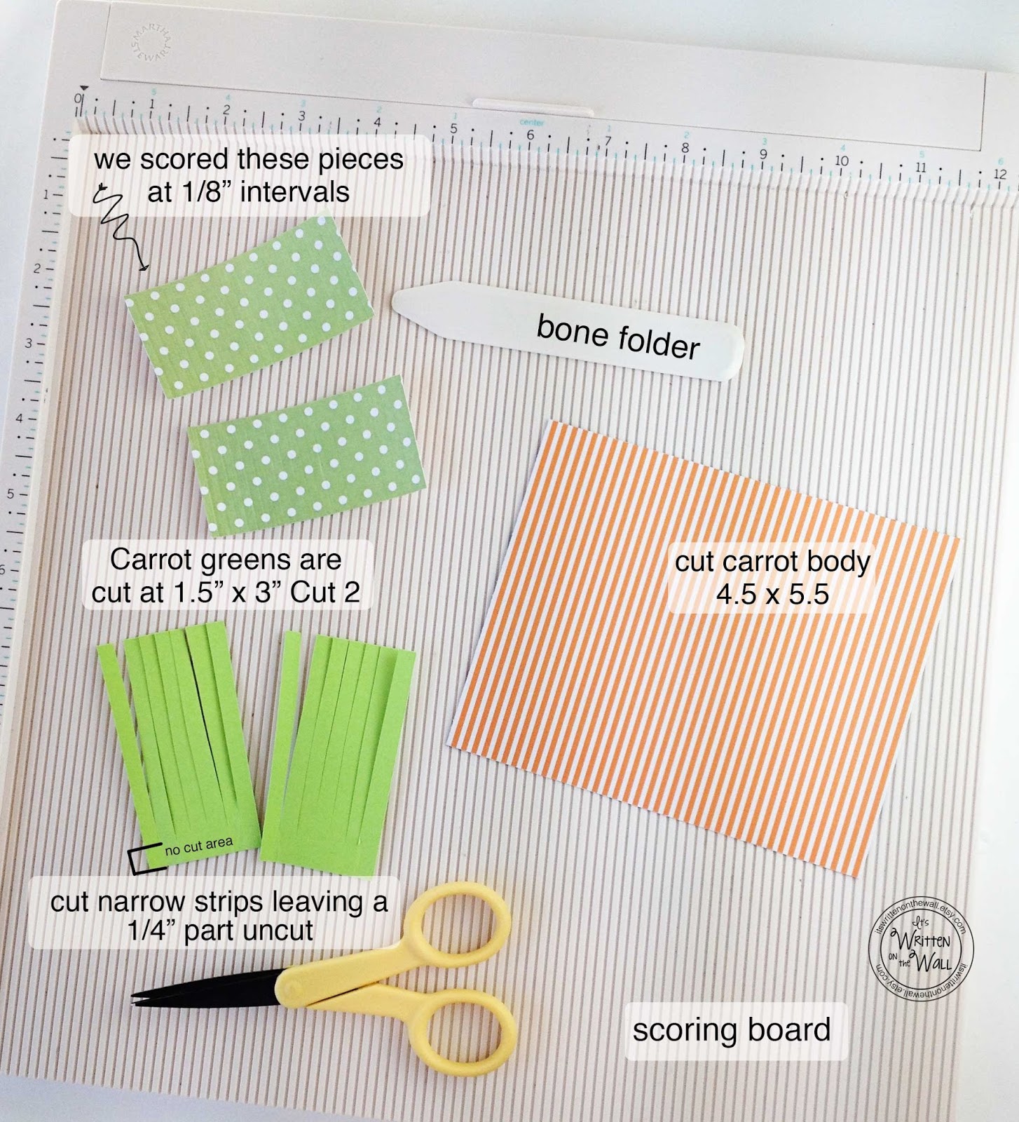 It's Written on the Wall: Tutorial: Paper Easter Carrots for Easter Egg ...