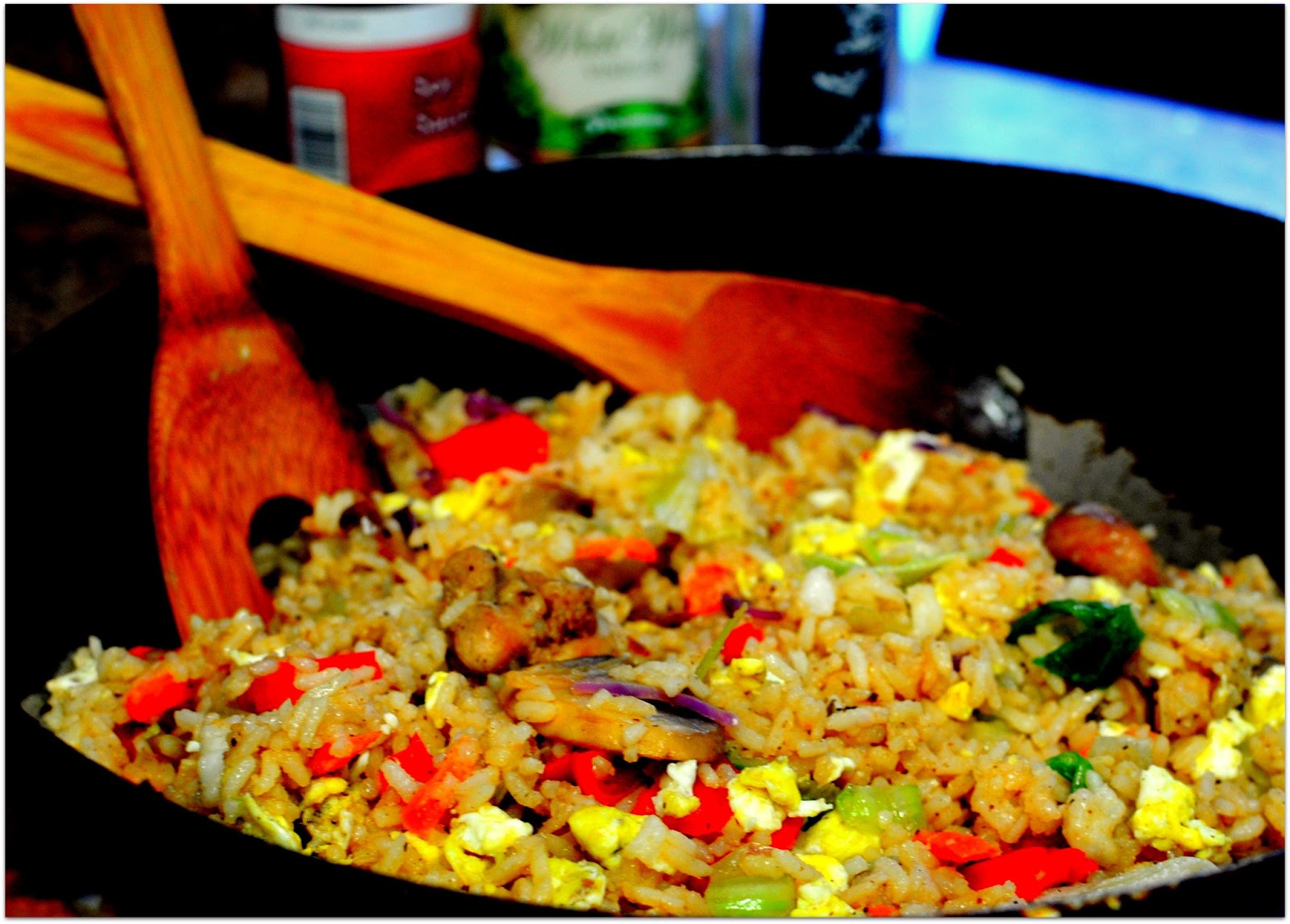 When Mom & Dad cook: Fried Rice with chicken and scrambled eggs ...