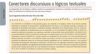 Conectores Discursivos o Lógicos Textuales - Razonamiento Verbal