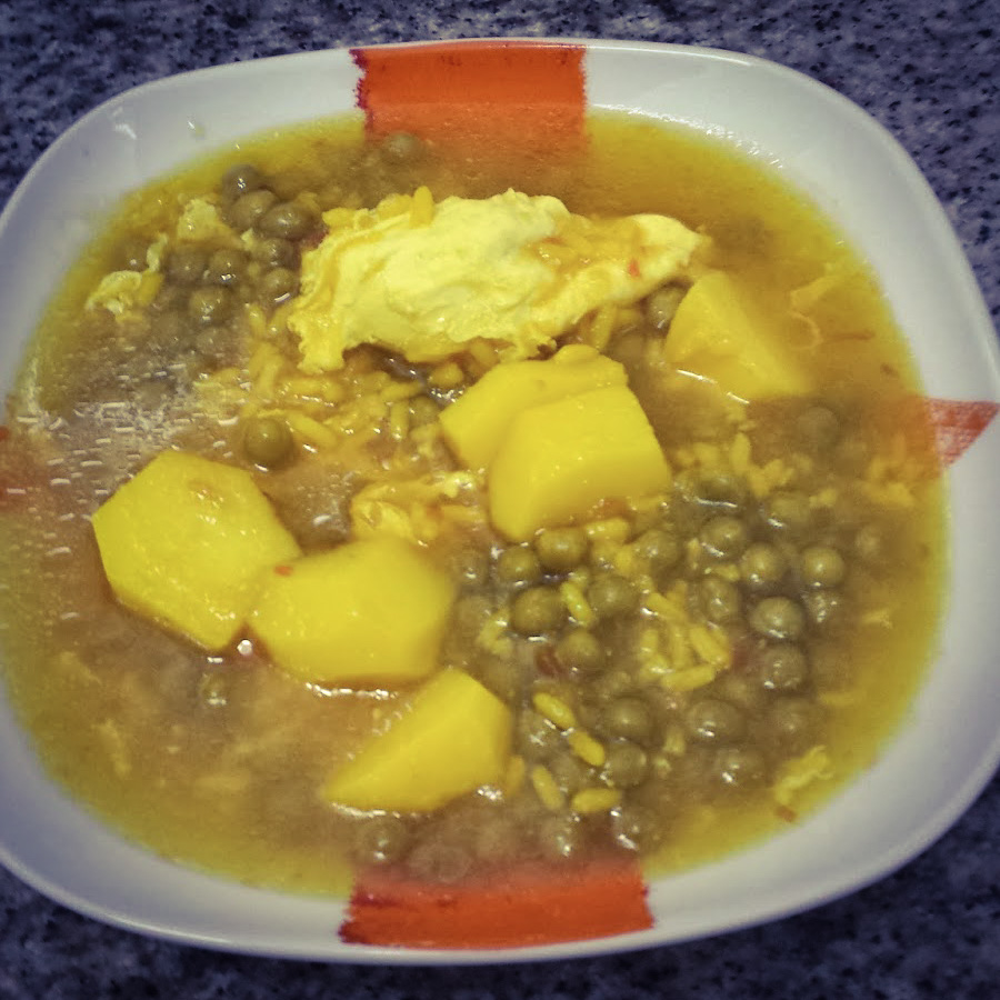 Cocina Canaria: Potaje de arbejas con cilantro