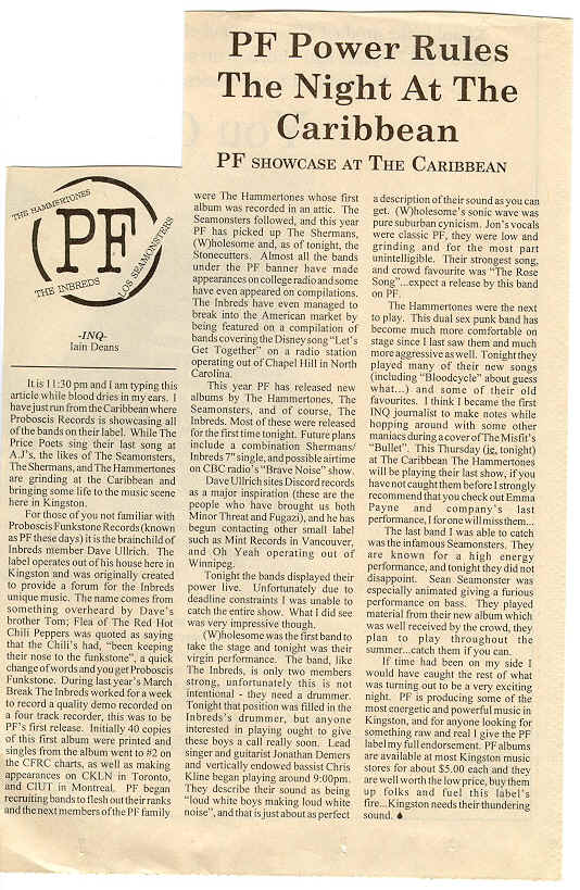 The Inbreds - Two-Piece Indie Rock Band : Old Album Reviews