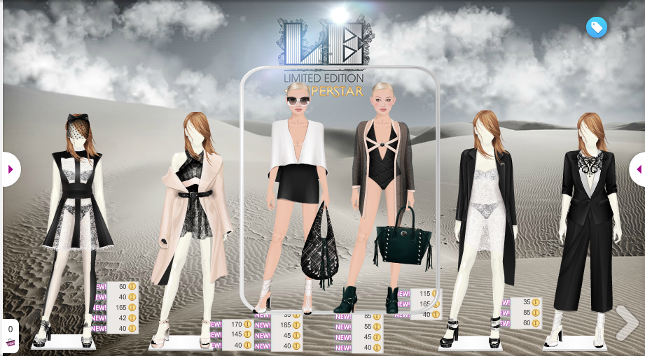 Stardoll Truques: O Estilo Preto e Branco no Stardoll #2