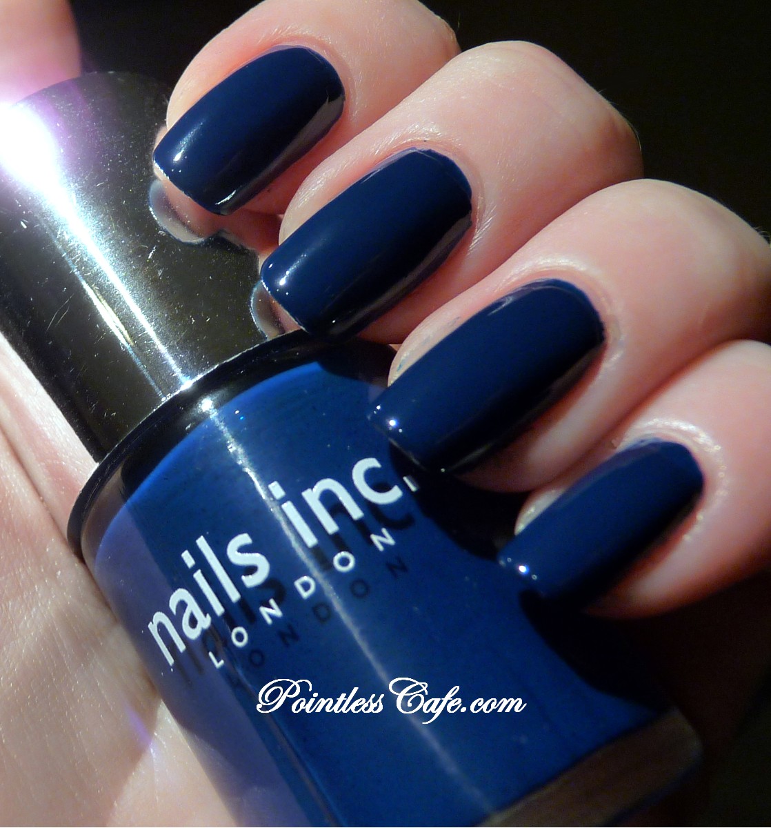 Nails Inc. Tudor Way with SpectraFlair Top Coat | Pointless Cafe