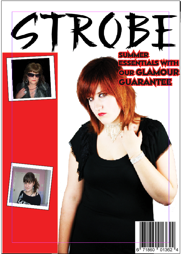 Danielle.Gare.As media: HOW I MADE MY MUSIC MAGAZINE FRONT COVER