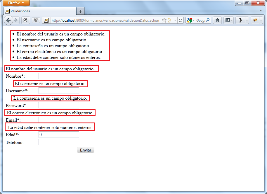 Tutoriales de Programacion Java: Struts 2 - Parte 3: Trabajo con ...