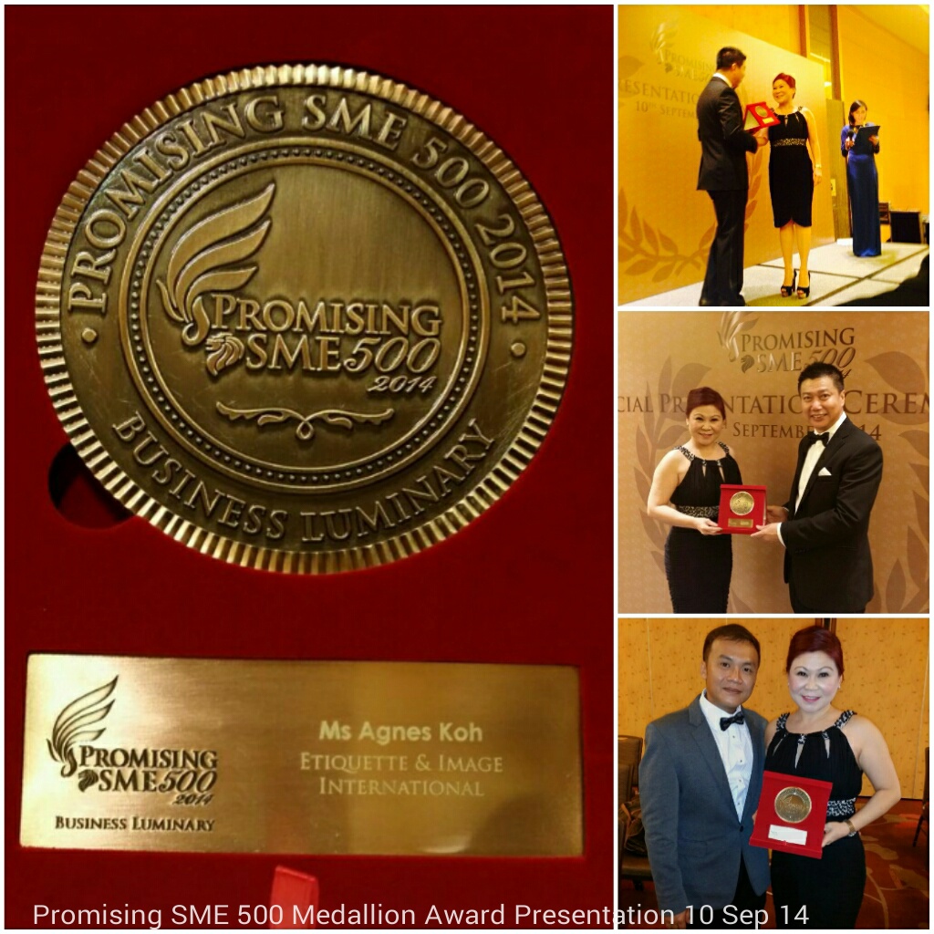 Etiquette and Image International: Promising SME 500 Luminary Award 2014