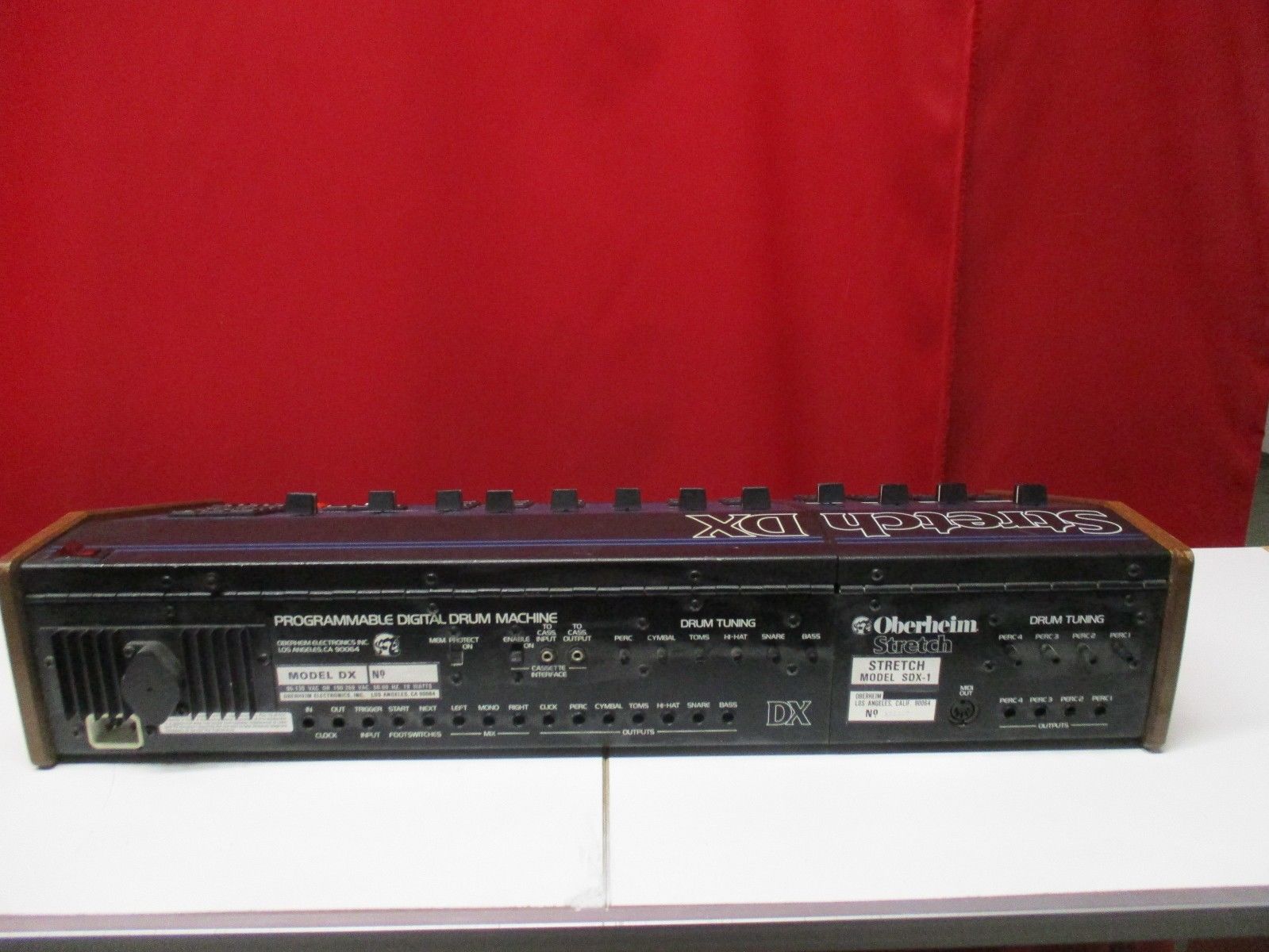 MATRIXSYNTH: Oberheim Electronics - Model Stretch DX - Drum Machine SN ...