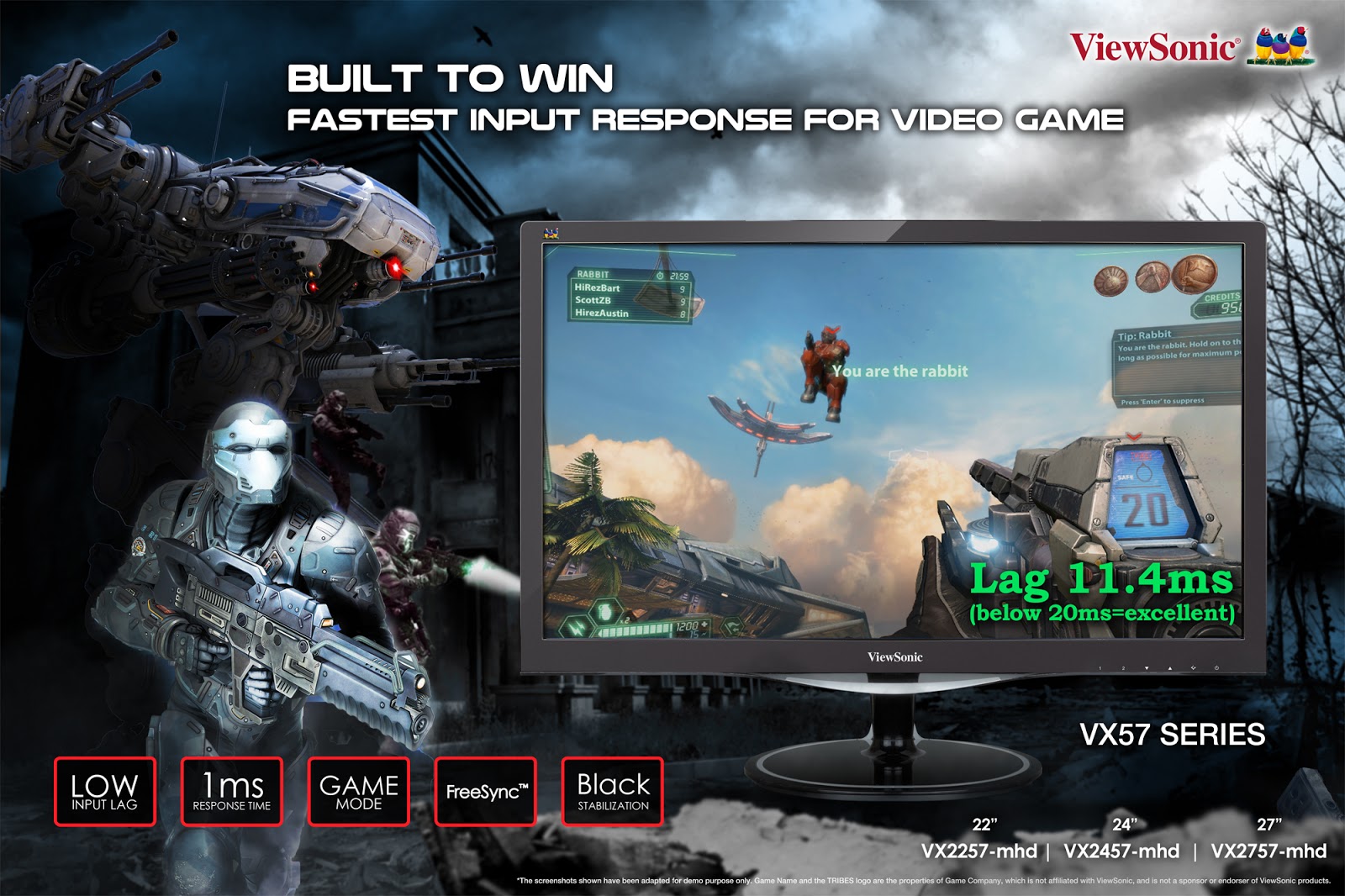 ViewSonic Introduces VX57 Series Gaming Monitors with Fast Input ...