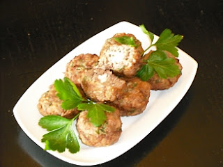 Authentic Greek Recipes: Greek Keftedakia (Meatballs) With Feta Cheese ...