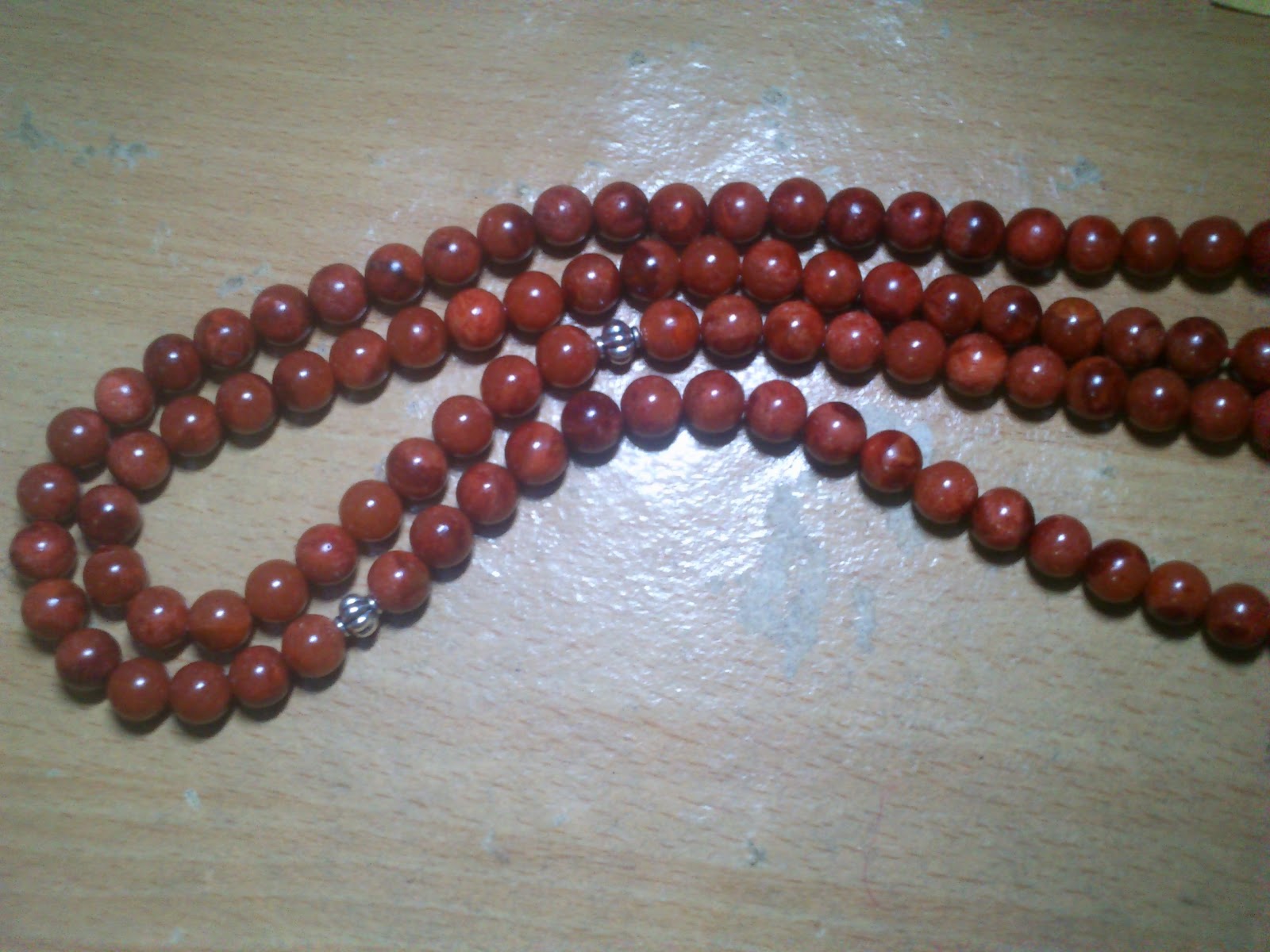 PERMATA MURAH SOKMO: TASBIH BATU MARJAN MERAH ASLI - 100% Genuine ...