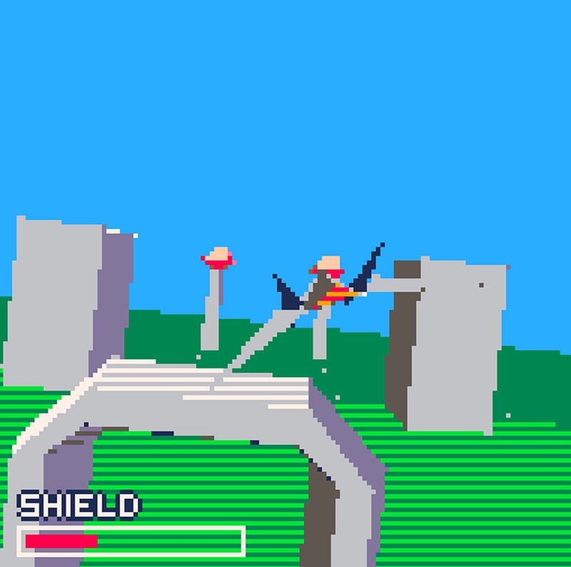 Indie Retro News Picofox Fly Your Arwing In This Pico 8 Demake Of An