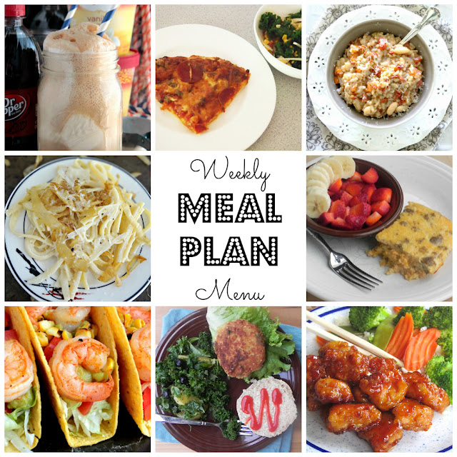 The Cooking Actress: Weekly Meal Plan Menu (Week 28)