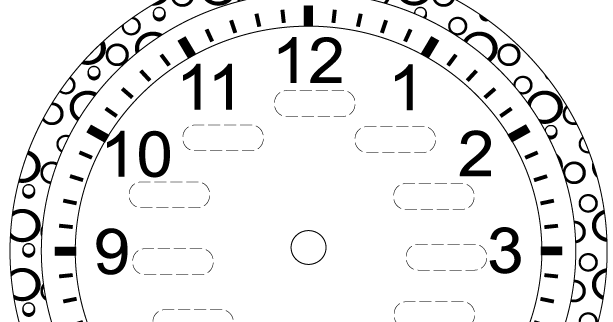 Todo un Mundo por Aprender: Reloj para Imprimir Colorear y Armar