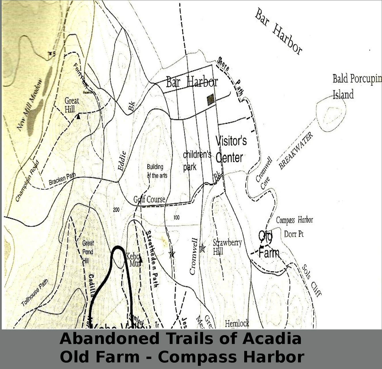 OLD MAPS OF ACADIA NATIONAL PARK: OLD MAPS COLLECTION