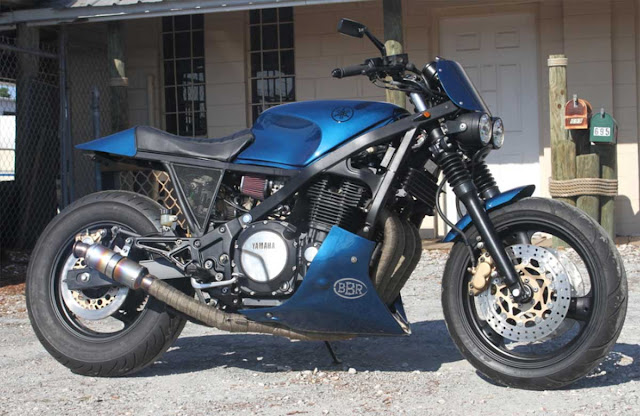 Yamaha FJR 1200 Cafe Racer custom Modification - Yamaha Old Bikes List