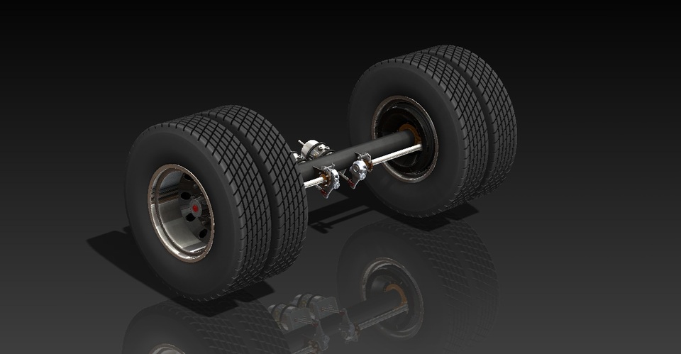 Truck Axle || Download free 3D cad models #100073