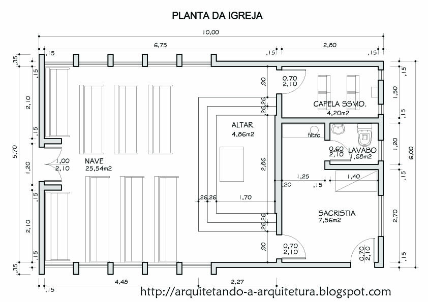A R Q U I T E T A N D O - blog sobre arquitetura: CAPELA SÃO FREI ...