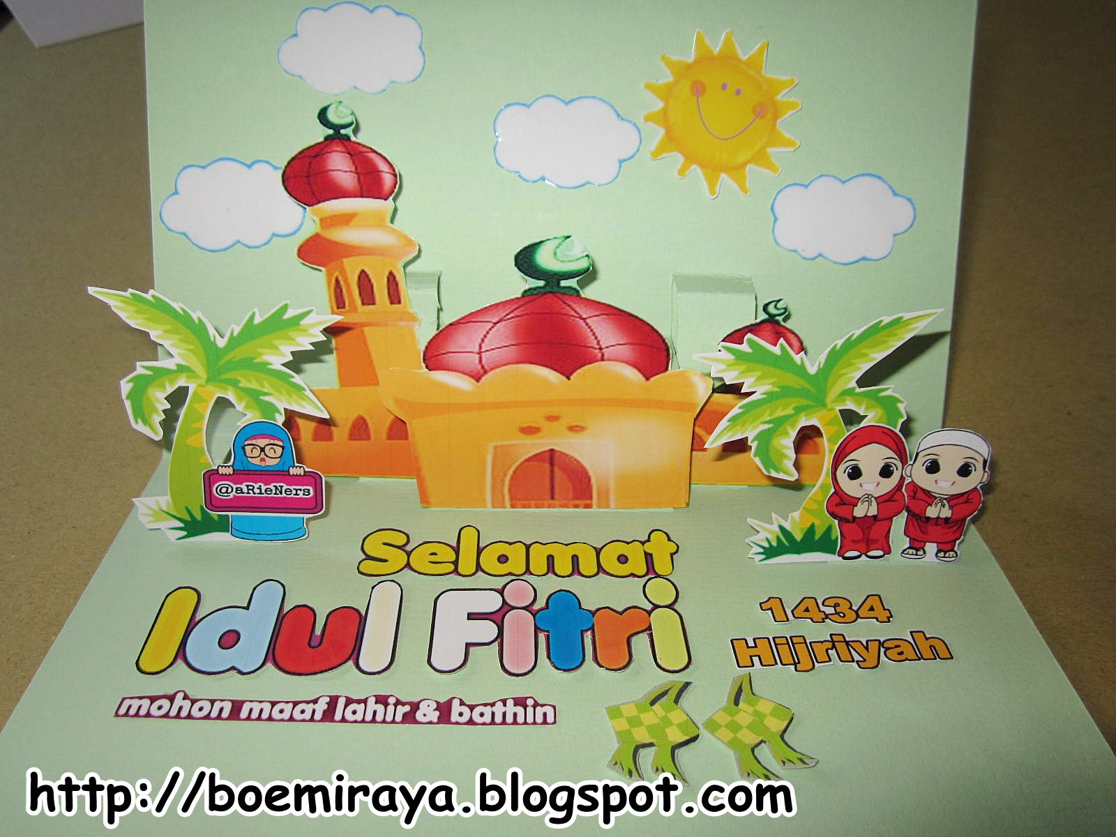 aRieNers PunYa bOemiRaYa: Tutorial Kartu Pop Up (Pop-up Card)