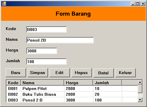 Vb Feed Program Simpan Data Tanpa Database Pada Visual Basic Net Dengan Fasilitas Listview