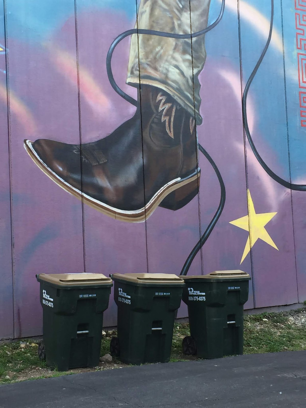 Austin, Texas Daily Photo: Stomp on Garbage