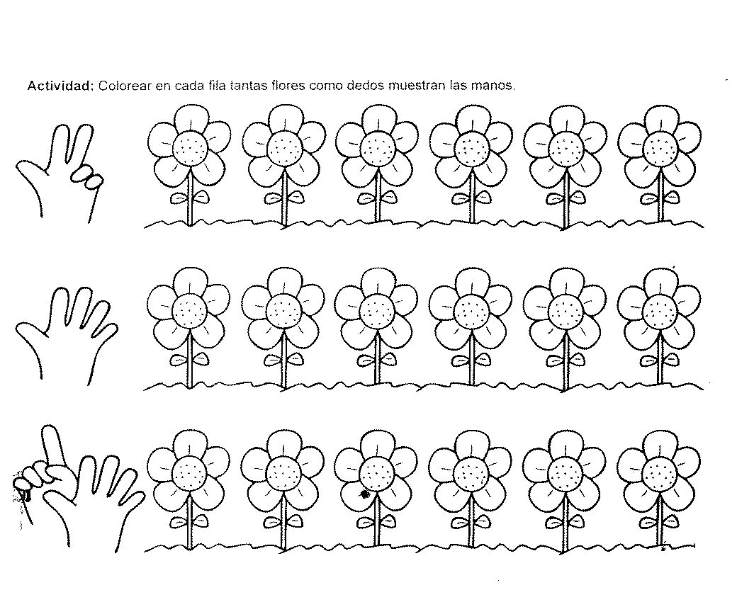 Rosario Alonzo Osorio: Ejercicios de matemática y motricidad fina