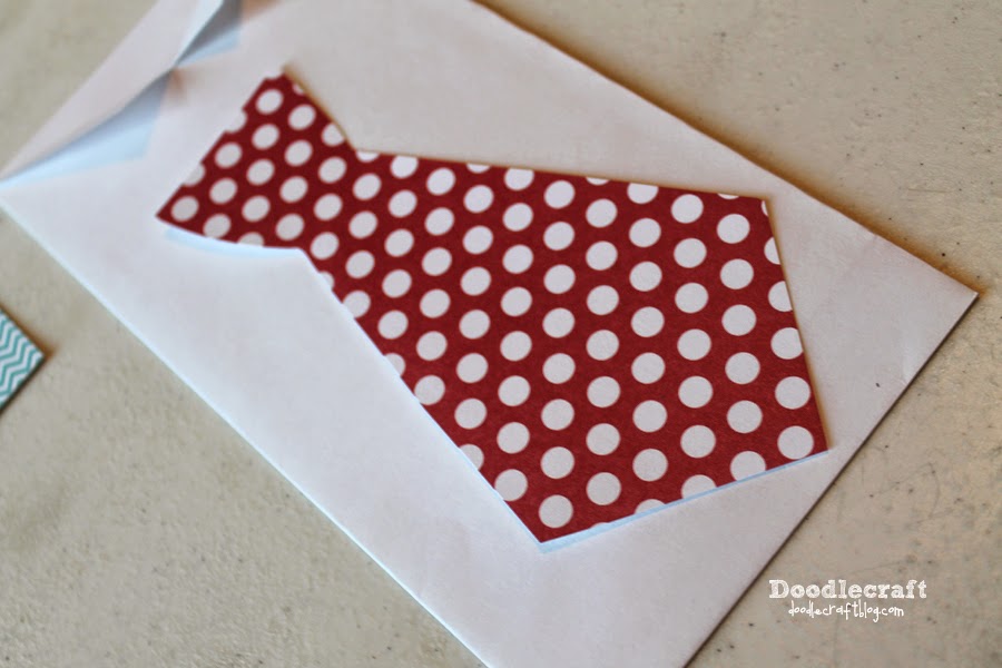 Shirt and Tie Treat Holders from Envelopes!