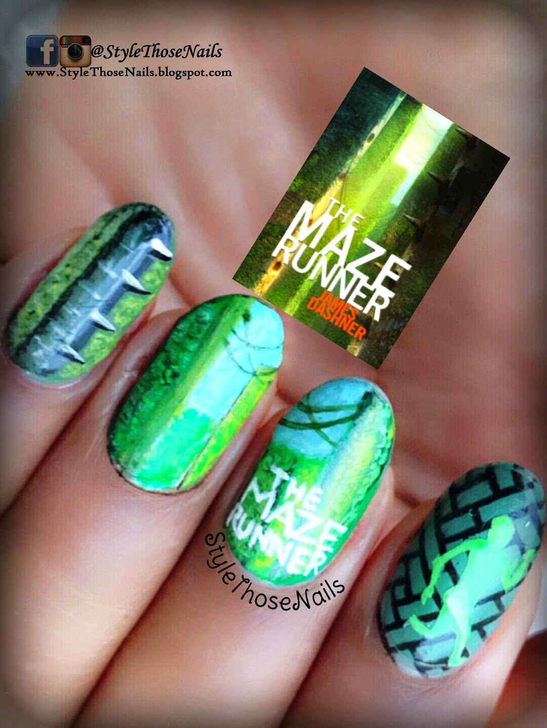 Style Those Nails: The Maze Runner- Book Inspired Nails for The ...