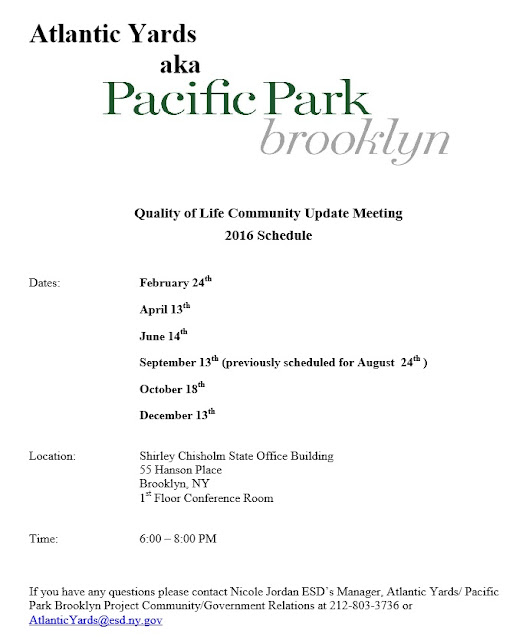 Public meetings for community, AY CDC shifted from August to September