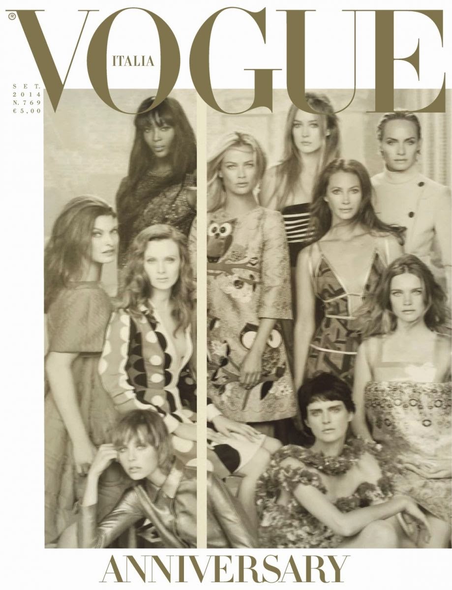 Nicola Loves. . . : The September Issue: 50 Top Models on Vogue Italy
