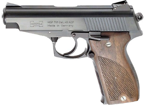 Defensa y Armas: Pistola Korriphila HSP-701 (Alemania)