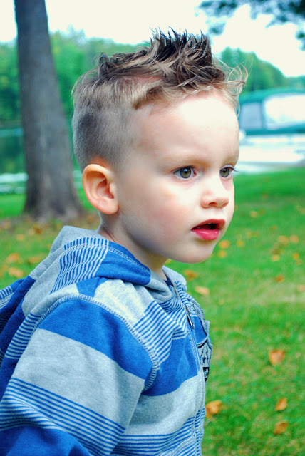 the boo and the boy: Guess who got a real mohawk?!?!?!?