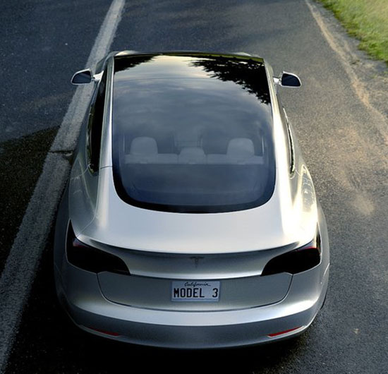 Tesla Model 3 - Types cars