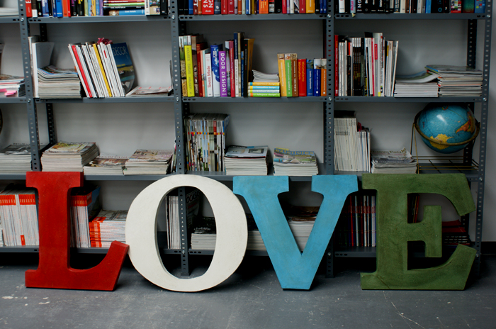 Decoración con letras - Imagui