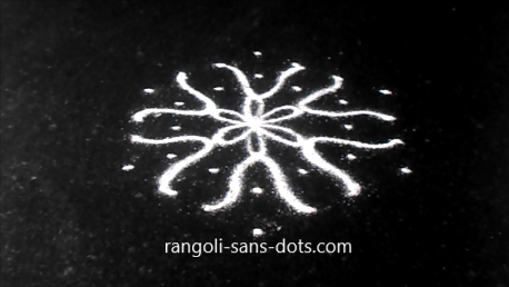 Dot rangoli designs with number of dots