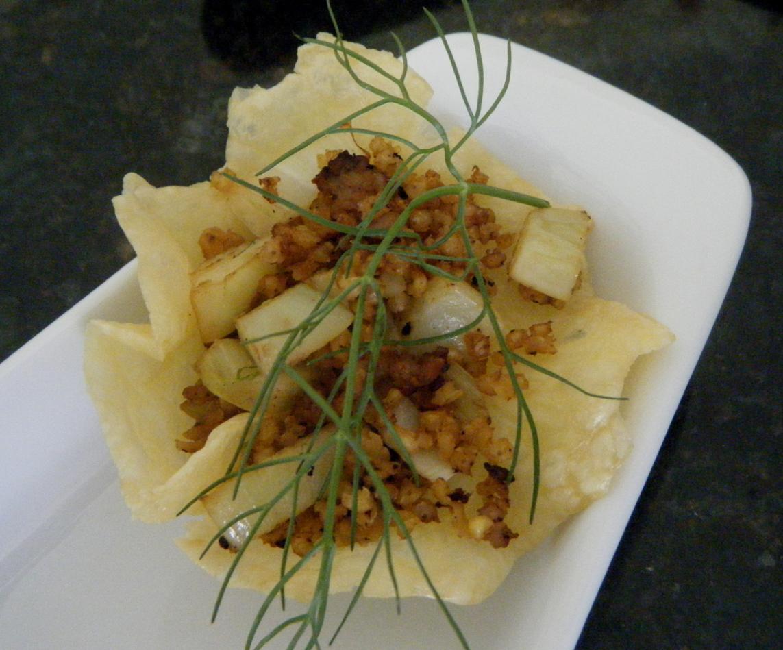 Nutrition Budgeteer: Easy Fennel Cheese Cups