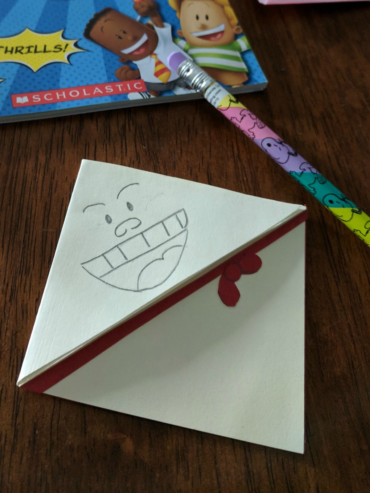 One Momma Saving Money: Captain Underpants Bookmark Corner # ...