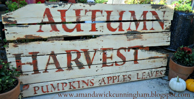 Kaleidoscope of Colors: From Pallet to Distressed Harvest Sign