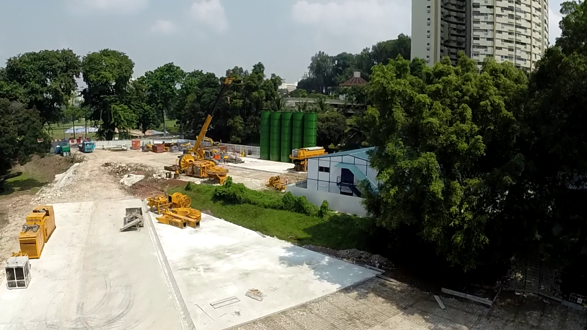 Thomson Line Construction: Outram Park Assembles