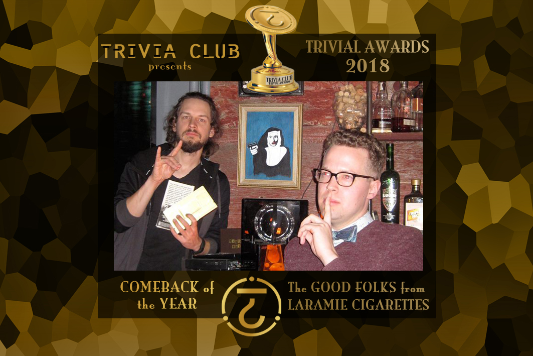 Trivial Awards 2018: List of Winners - Trivia Club