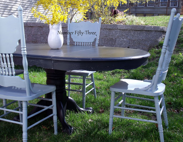 Number Fifty-Three: Custom, Painted Dining Set