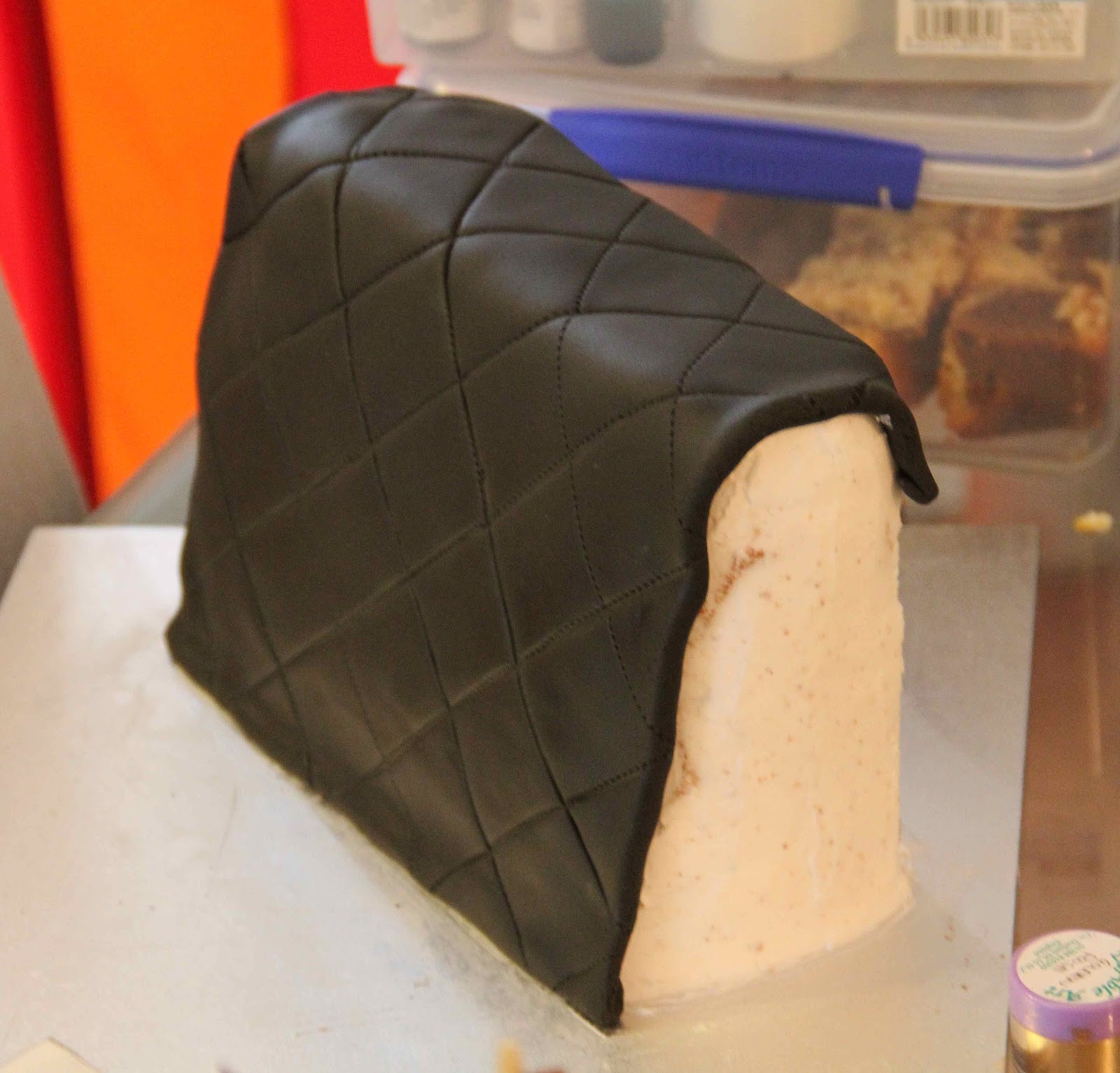 How To Make Chanel Purse Cake