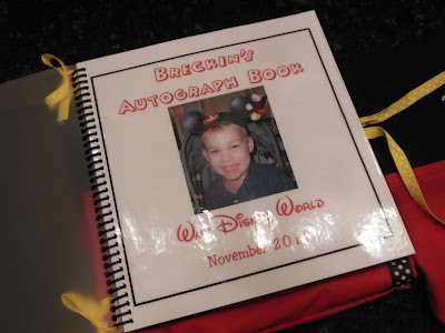 Learning As I Sew...bake, cut, and create: DIY Disney Autograph Book