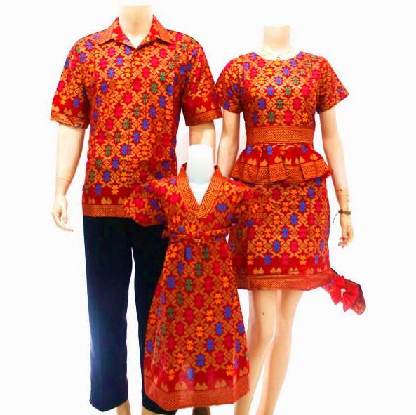 10 Model Baju Batik Sarimbit Keluarga Modis Elegan 2020