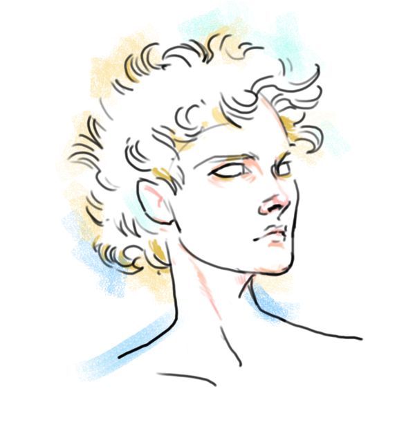 Androgynous Face Drawing