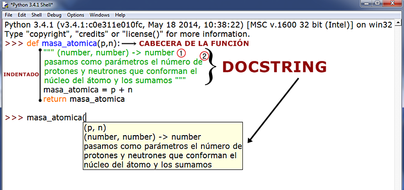 APRENDER A PROGRAMAR CON PYTHON: DOCSTRINGS