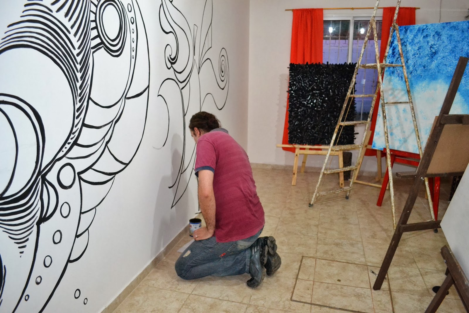 Claudio Tomassini: Mural - Claudio Tomassini Pinturas